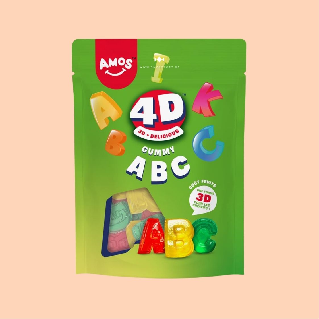 Amos 3D Letter Candy | Snoep met letters kopen bij ZOET – Zoet