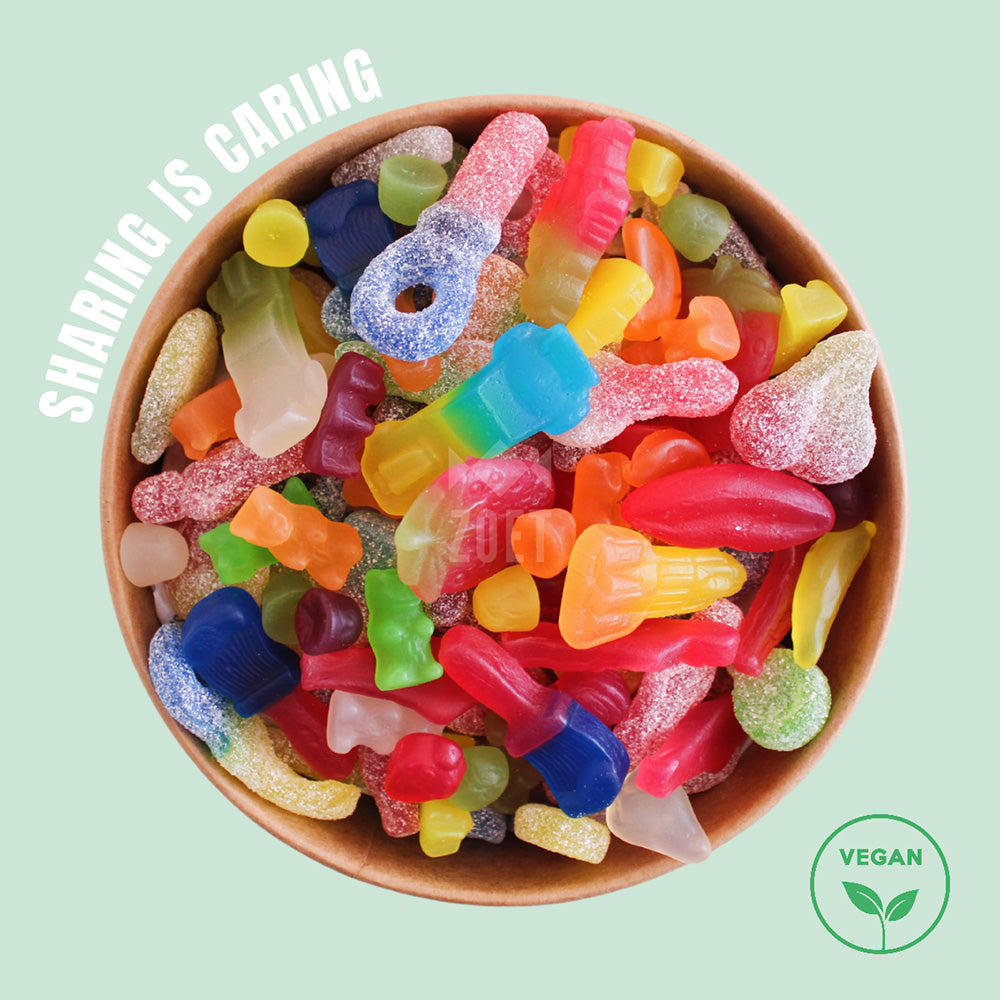 Vegan Sharingbox | Een doos vol snoepgoed om te delen! – Zoet